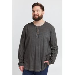 !Solid Longsleeve SDTimur Big & Tall in Schwarz | Gr.: 5XL