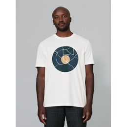 wat? Apparel T-Shirt Broken Vinyl in Off White | Gr.: 56
