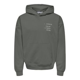 Only & Sons Only&Sons Hoodie 'Aaron' in hellgrau | Gr.: S