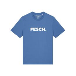wat? Apparel T-Shirt Fesch in Bright Blue | Gr.: 48