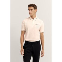 Bugatti Herren Bugatti Poloshirt mit Brusttasche beige XL
