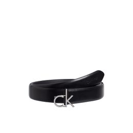 Calvin Klein Damen Lederg&uuml;rtel &raquo;CK BUCKLE BELT 30MM&laquo; schwarz