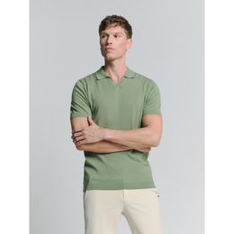 NO EXCESS Herren NO EXCESS T-Shirt &raquo; Poloshirt mit kurzen &Auml;rmeln&laquo; gr&uuml;n XL