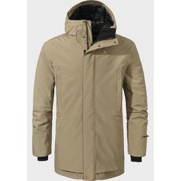 Sch&ouml;ffel Sch&ouml;ffel Damen Langjacke &raquo;Urban Ins Parka Style Crivat MNS&laquo; mit Kapuze braun 50