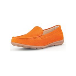 Gabor Comfort Damen Mokassin &raquo; Mokassin Veloursleder&laquo; orange 37,5