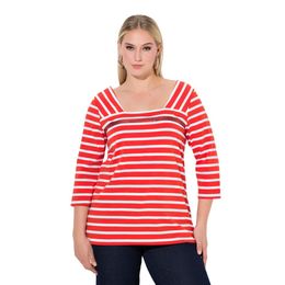 Ulla Popken Longsleeve in paprikarot | Gr.: 46-48