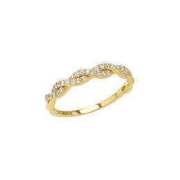 Amor Ring Silber 925, gelbvergoldet in gold | Gr.: 16-dot-5