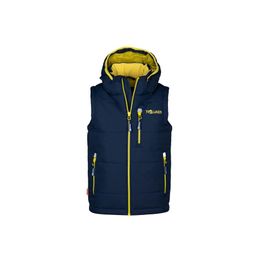 Trollkids Funktionsweste Narvik XT in navy/hazy yellow | Gr.: 128