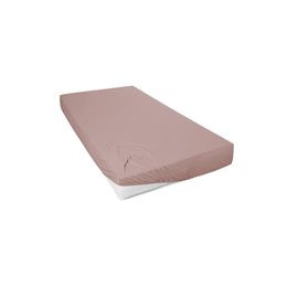 H.G. Hahn-Haustextilien H.G. Hahn Spannbetttuch Primera Elastan Feinjersey in nougat | Gr.: 140 x 200
