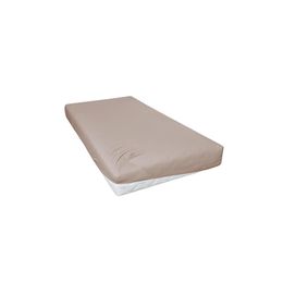 H.G. Hahn-Haustextilien H.G. Hahn Spannbetttuch Primera Elastan Feinjersey in kiesel | Gr.: 140 x 200