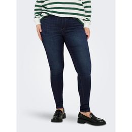 Only Carmakoma Damen Only CARMAKOMA Skinny-fit-Jeans &raquo;CARTHUNDER LIFE P UP REG SK DNM BJ367&laquo; blau 54, L&auml;nge 32