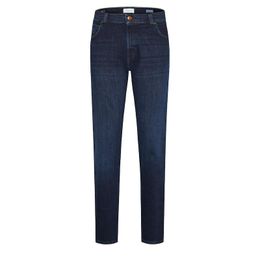 Bugatti Herren Bugatti 5-Pocket-Jeans &raquo;Regular Fit&laquo; aus Premium Denim mit Stretch und Rei&szlig;verschluss blau 38, L&auml;nge 32