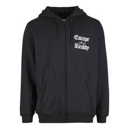 MisterTee Herren MisterTee Kapuzenpullover &raquo;MisterTee Escape From Reality Zip Hoody&laquo; 1 M