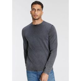 Only & Sons Only & Sons Herren ONLY & SONS Rundhalspullover &raquo;OS WASH CREW KNIT CS&laquo; blau M