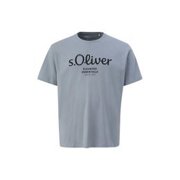 s.Oliver Men Big Sizes Herren s.Oliver Men Big Sizes Kurzarmshirt mit Logo-Print/Gro&szlig;e Gr&ouml;&szlig;en 5XL