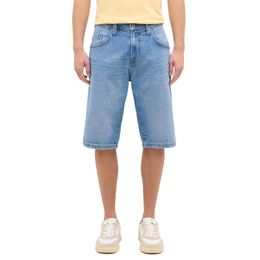 Mustang Herren Mustang Shorts &raquo;Style Jackson Short&laquo; Sommerhose mit Kontrastn&auml;hten blau 40, N-Gr