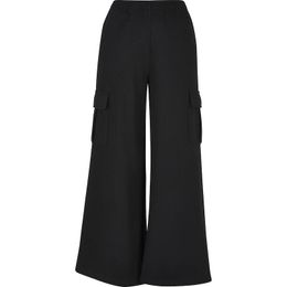 Urban Classics Damen Urban Classics Cargohose &raquo; Damen Ladies Highwaist Wide Leg Cargo Terry Pants&laquo; M, US-Gr&ouml;&szlig;en