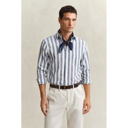 Gant Herren Langarmhemd &raquo;REGULAR COTTON LINEN STRIPE&laquo; Button-down-Kragen S, N-Gr