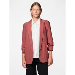Pieces Damen Pieces &raquo;PCBOSELLA 3/4 BLAZER NOOS&laquo; Materialmix, regular fit beige M