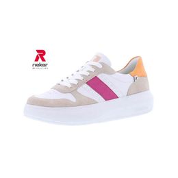 Rieker Schn&uuml;rschuh in lightrose/weiss/mage | Gr.: 39