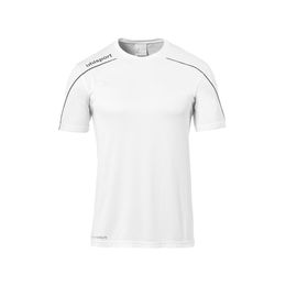 Uhlsport Trainings-T-Shirt STREAM 22 in wei&szlig;/schwarz | Gr.: 116
