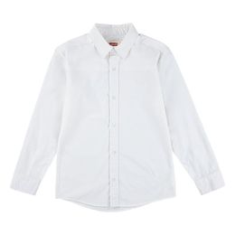 Levi's Kids Kinder Levi's Kids Langarmhemd &raquo;BATTERY HOUSEMARK SHIRT&laquo; mit Kentkragen wei&szlig; 8 (128), N-Gr