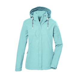 Killtec Damen Outdoorjacke &raquo;KOS 61 WMN JCKT&laquo; Funktionsjacke: wasser- und winddicht, atmungsaktiv, abnehmbare Kapuze blau 44