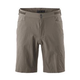 Gonso Herren Fahrradhose &raquo;Adventure Shorts M&laquo; Strapazierf&auml;hig und formstabil grau L, Normalgr&ouml;&szlig;en