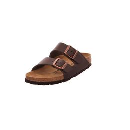 Birkenstock Pantoletten Arizona in dark brown | Gr.: 46