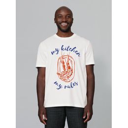 wat? Apparel T-Shirt My kitchen my rules in Off White | Gr.: 48