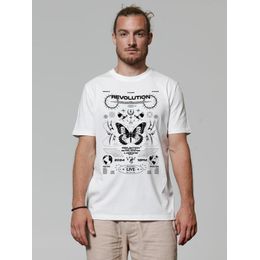 wat? Apparel T-Shirt Revolution in Off White | Gr.: 54