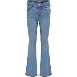 Kids Only M&auml;dchen KIDS Only Bootcut-Jeans &raquo;KOGROYAL LIFE REG FLARED PIM020&laquo; blau 140, N-Gr