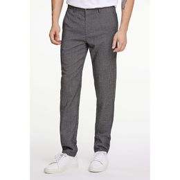 LINDBERGH Herren LINDBERGH Chinohose mit modernem Karomuster grau M, N-Gr