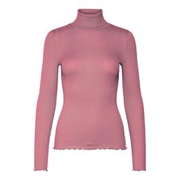 rosemunde Damen rosemunde Rollkragenshirt &raquo;Beatha silk shirt&laquo; mit langen &Auml;rmeln, gewellter Saum, Seidenmischung rosa L