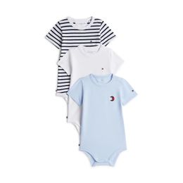 Tommy Hilfiger Baby Body &raquo;FLAG SMILE 3 PACK BODY&laquo; Set, 3 Regular fit mit Rundhalsausschnitt f&uuml;r Babys 92, N-Gr