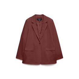 V&eacute;ro Moda Vero Moda Damen Longblazer &raquo;VMZELDA LS LOOSE BLAZER NOOS&laquo; l&auml;ssige Form, 1-Knopf Verschluss 34