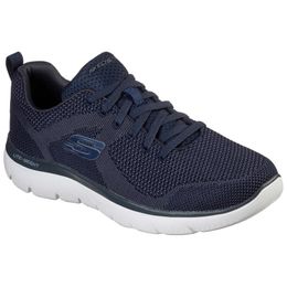 Skechers Herren Sneaker &raquo;SUMMITS&laquo; mit gepolstertem Schaftrand, Freizeitschuh, Halbschuh, Schn&uuml;rschuh blau 47,5