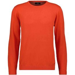 Ragman Herren Ragman Rundhalspullover orange 54