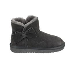 BIOSOFT Hausschuhe Winterboots Midi in Gray | Gr.: 39