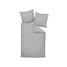 Janine Bettw&auml;sche 1er Pack in Platin | Gr.: 135 x 200 + 80 x 80 cm