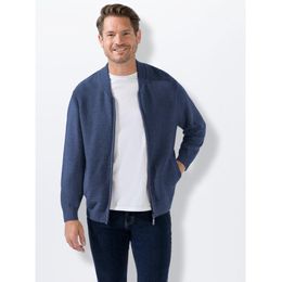 WITT WEIDEN Strickjacke in jeansblau-meliert | Gr.: 50