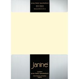Janine Spannbetttuch Elastic Jersey 5002 in champagner | Gr.: 100 x 200