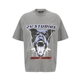2y Studios Herren 2Y Studios T-Shirt &raquo;2Y Studios Herren Rottweiler Oversize Tee&laquo; 1 Stk. L