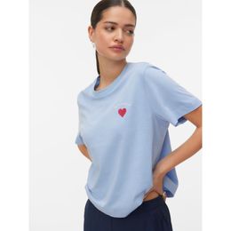 V&eacute;ro Moda Vero Moda Damen T-Shirt &raquo;VMSOPHIE METTE SS TOP BOX JRS GA&laquo; Baumwolle S