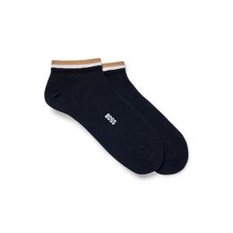 BOSS Herren BOSS Sneakersocken &raquo;2P AS Uni stripe CC&laquo; Packung, 2er, mit geringeltem Abschluss 39-42