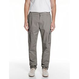 Replay Herren Chinohose &raquo;Adhann&laquo; aus Twill mit Cargotaschen, Tapered Fit 32, L&auml;nge 30