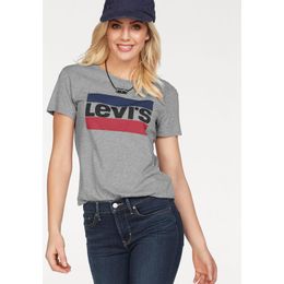 Levi's Levi's Damen T-Shirt &raquo;Graphic Sport Tee Pride Edition&laquo; Logoprint auf der Brust grau S (34)