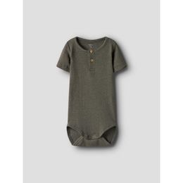 name it Jungen &raquo;NBMKAB SS BODY NOOS&laquo; Baumwollmischung, Kurzarm, Knopf-Details 68, N-Gr