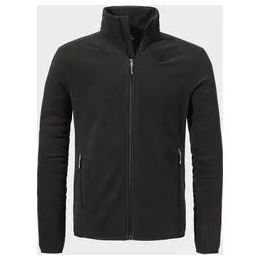 Sch&ouml;ffel Fleecejacke SCH&Ouml;FFEL "Fleece Jk Style Ash MNS", Herren, Gr. 54, 9990, schwarz, Oberstoff: 100% Polyester, regular fit, hoch geschlossener Ausschnitt, Jacken Fleecejacke
