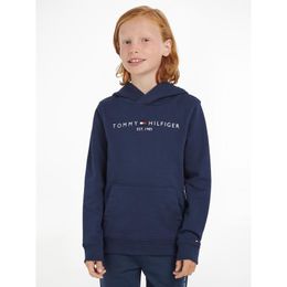 Tommy Hilfiger Jungen Kapuzensweatshirt &raquo;ESSENTIAL HOODIE&laquo;, Kinder Kids Junior MiniMe,f&uuml;r Jungen und M&auml;dchen blau 3/98